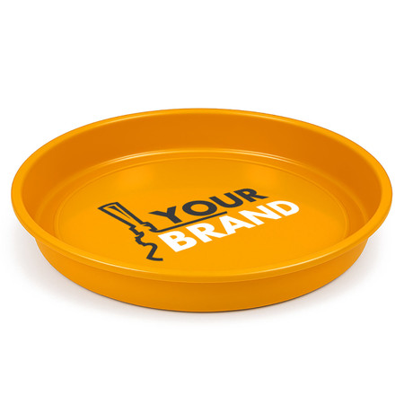 Customizable Metal Bar Tray - 14" Diameter | Beverage Craft
