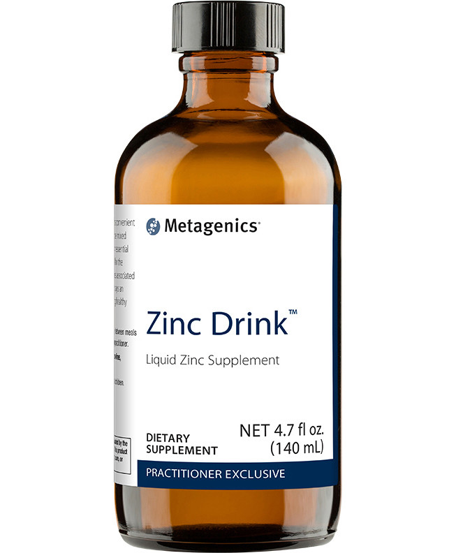 Zinc Drink Metagenics: Zinc Drink 28 servings 4.7 oz liquid