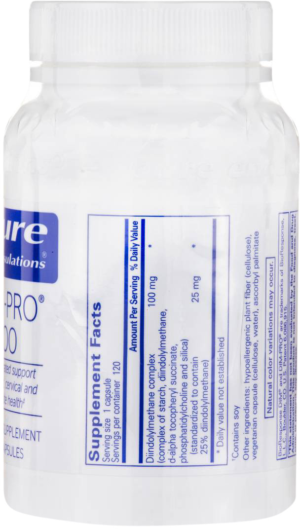 DIMPRO 100 120 veggie capsules by Pure Encapsulations