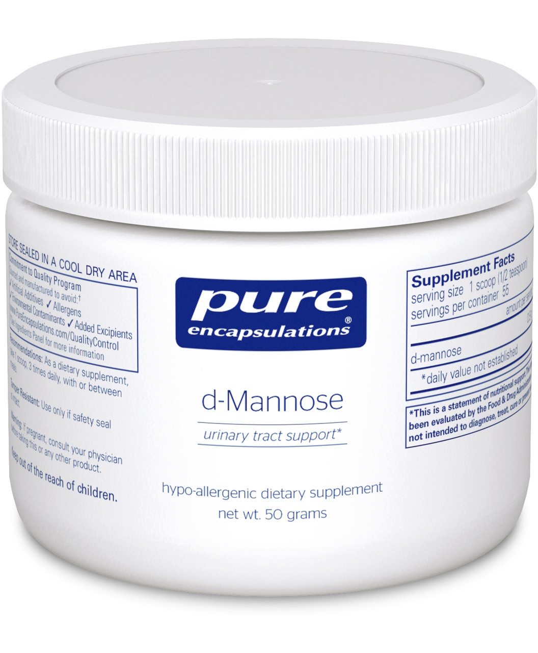 d-Mannose Powder 50 grams by Pure Encapsulations