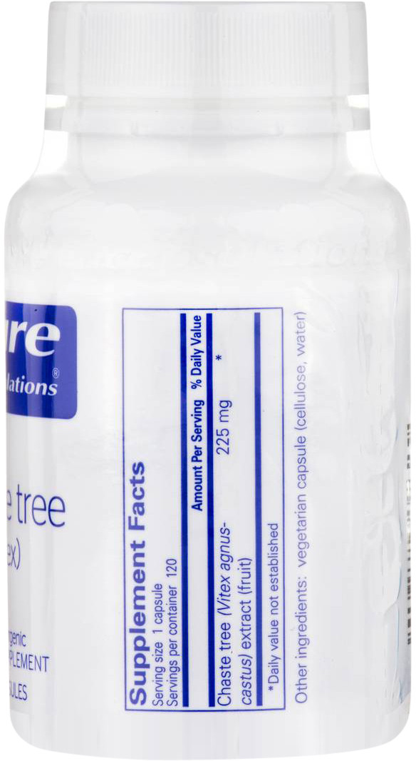 Chaste Tree (Vitex) 120 veggie capsules by Pure Encapsulations
