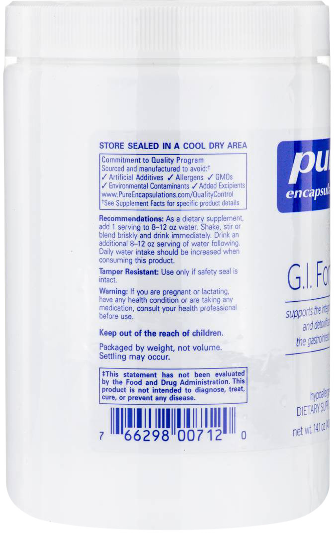 G.I. Fortify 400 grams by Pure Encapsulations
