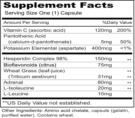 Adrenal Focus by Priority One Vitamins