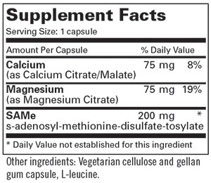 SAMe 200 mg 60 capsules by Metabolic Maintenance
