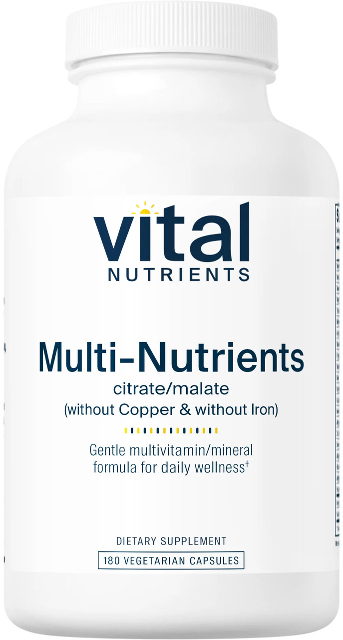 Multi-Nutrients 3 Citrate/Malate Formula (without Copper & without Iron ...