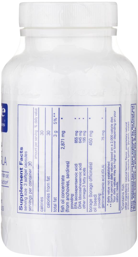 VisionPro EPA/DHA/GLA 90 capsules by Pure Encapsulations