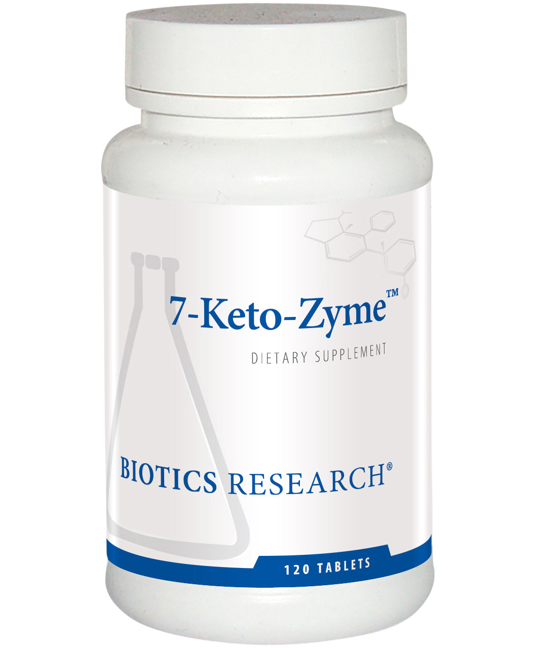 7-Keto-Zyme 120 tablets by Biotics Research