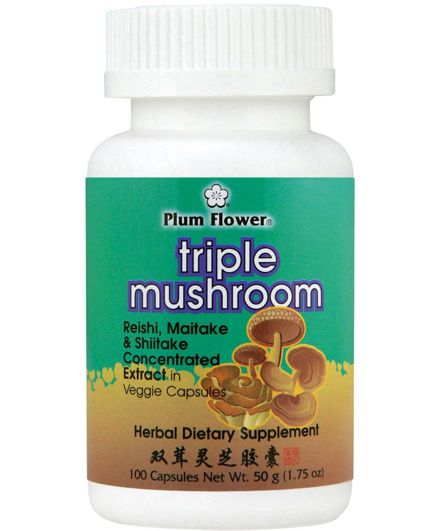 Triple Mushroom Capsules by Plum Flower