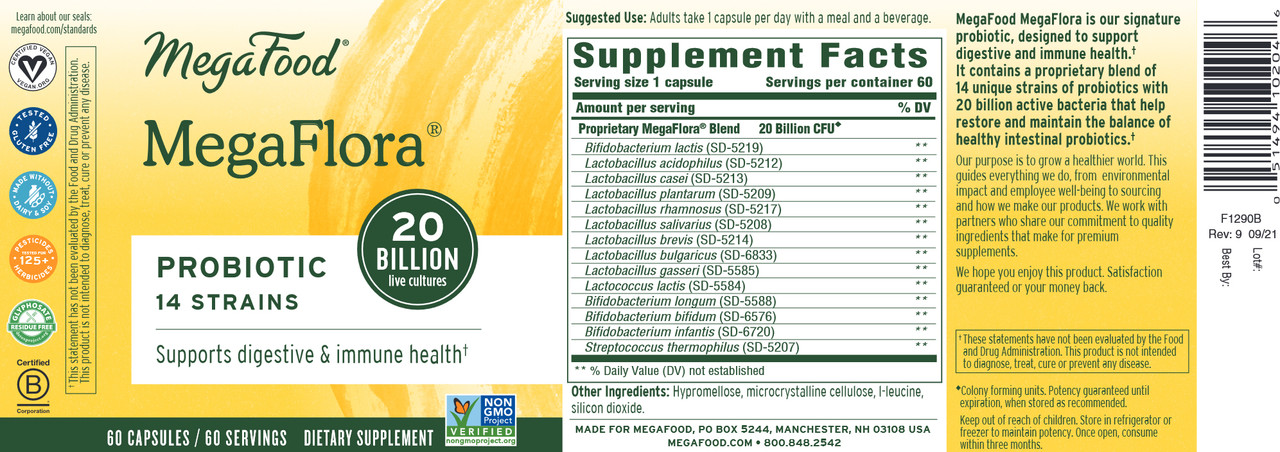 MegaFlora 60 veggie capsules - AcuAtlanta - Acupuncture Atlanta