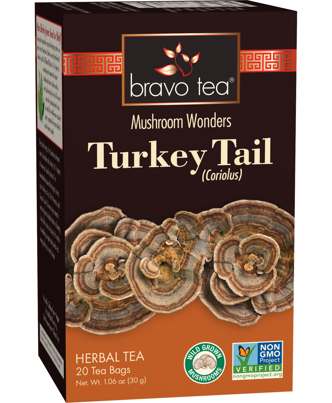 Turkey Tail Mushroom Tea 20 tea bags - AcuAtlanta - Acupuncture Atlanta
