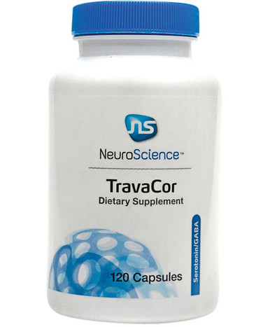 NeuroScience Inc TravaCor 120 | Capsules for Anxiety and Stress