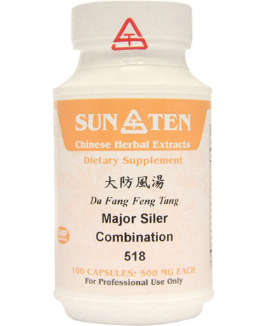 Da Fang Feng Tang by Sun Ten: Da Fang Feng Tang (518) 100 capsules