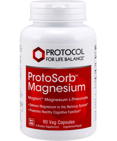ProtoSorb Magnesium (Magtein Magnesium L-Threonate) 90 veggie capsules ...