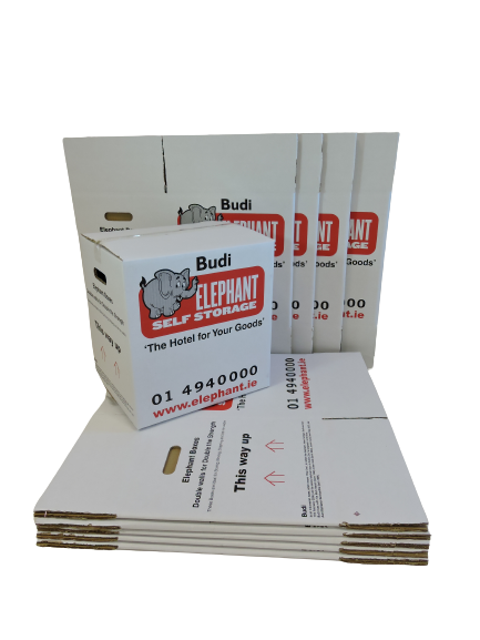 Budi small double walled box to Elephant Self Storage, Moving PAck