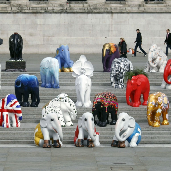 Elephant Parade Golden Lotus