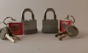 Laminated Twin Key Locks