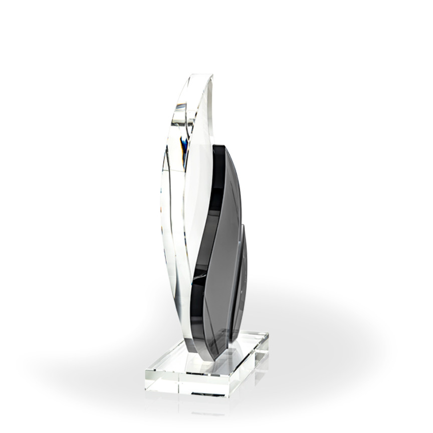Blaze Clear & Smoke Layered Flame Award | Desktop Crystal Recognition ...