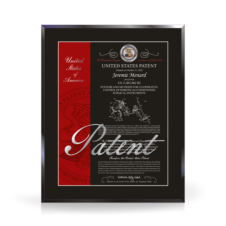 Prelude Black Acrylic Patent Plaque | Premium Plaques | US Patent ...