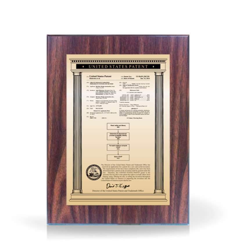 Patent Awards, Patent Plaques and Inventor Recognition