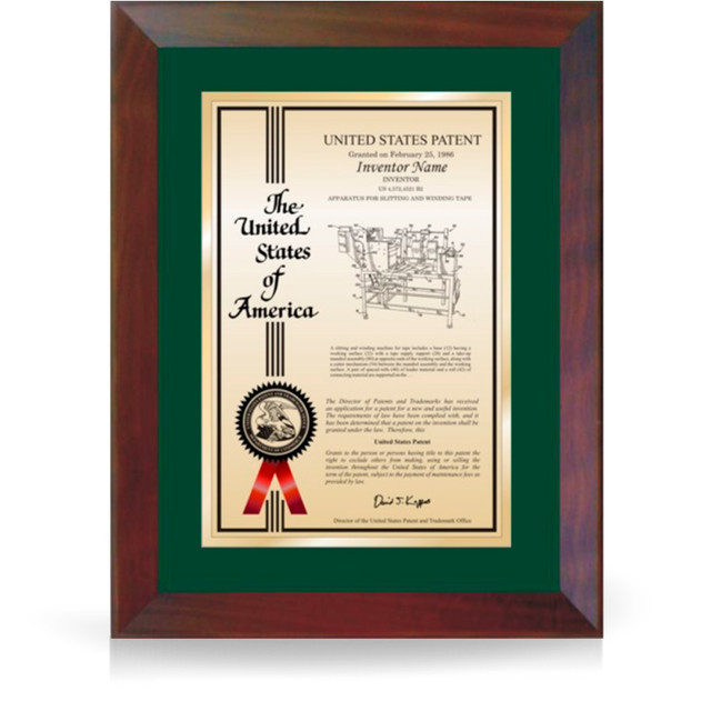 Patent Awards, Patent Plaques and Inventor Recognition