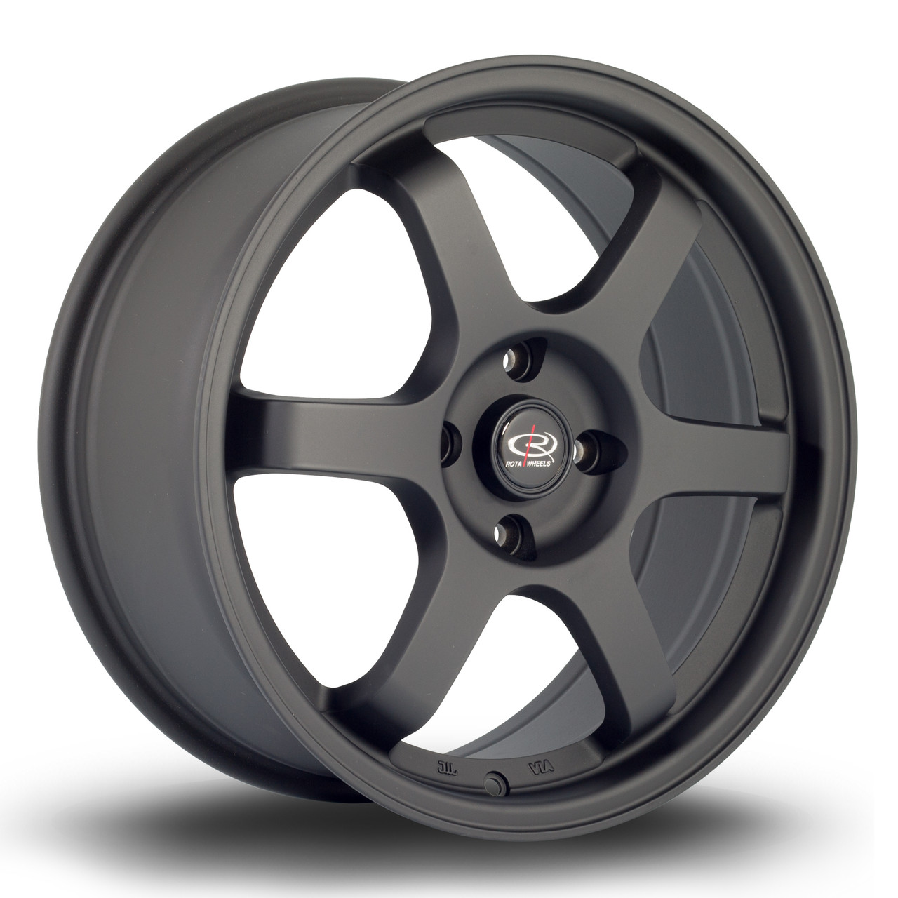 Rota Grid Alloy Wheel 17x7.5 4x100 ET45 Flat Black 2