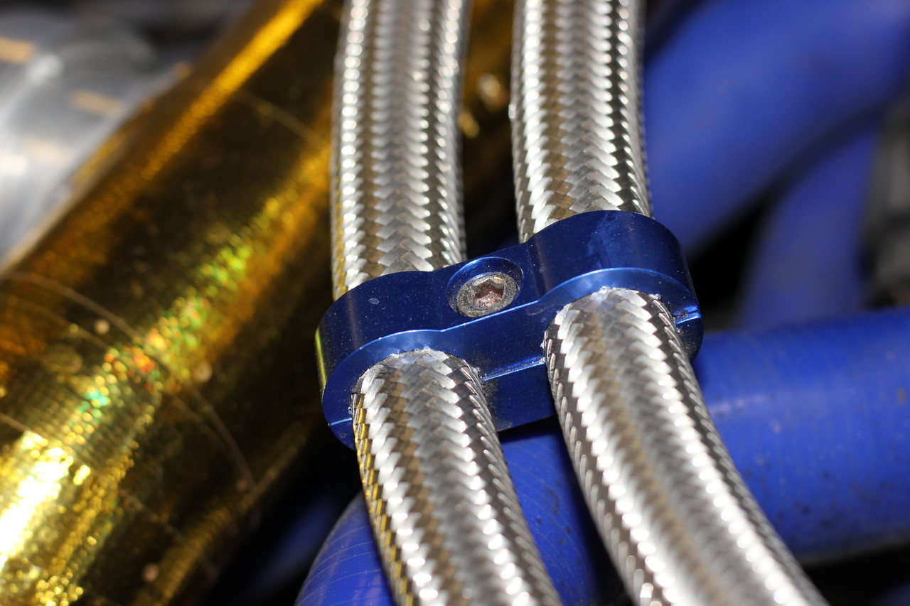 Exoracing Billet Braided Hose Separator Divider