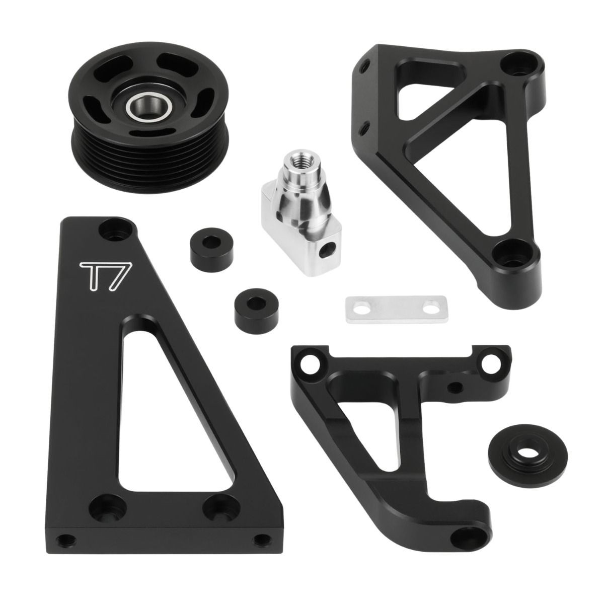 Black Alternator Relocation Kit K20 k24 | Exoracing Ltd