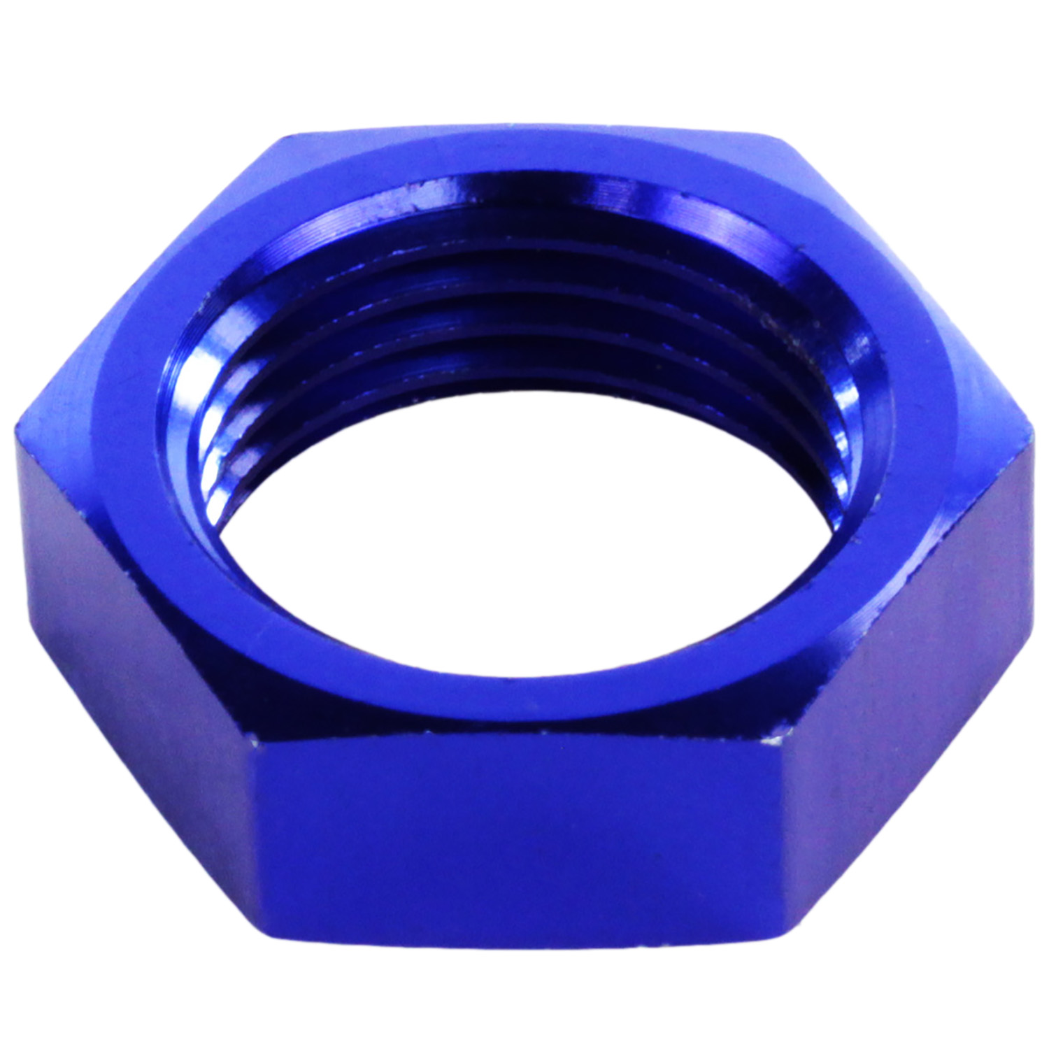 Exoracing Bulkhead Nut Fitting An08 Blue Anodised