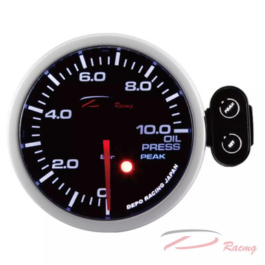 Depo 60mm Led Oil Pressure Gauge Control Box