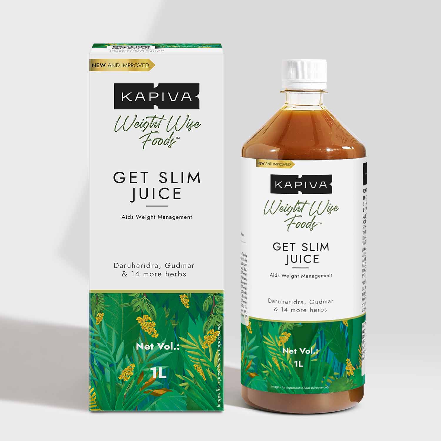 Buy Get Slim Juice 1 L Online for Weight Loss at Best Prices | Kapiva
