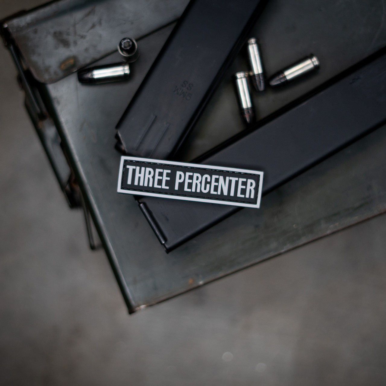 US Flag Three Percenter Patch