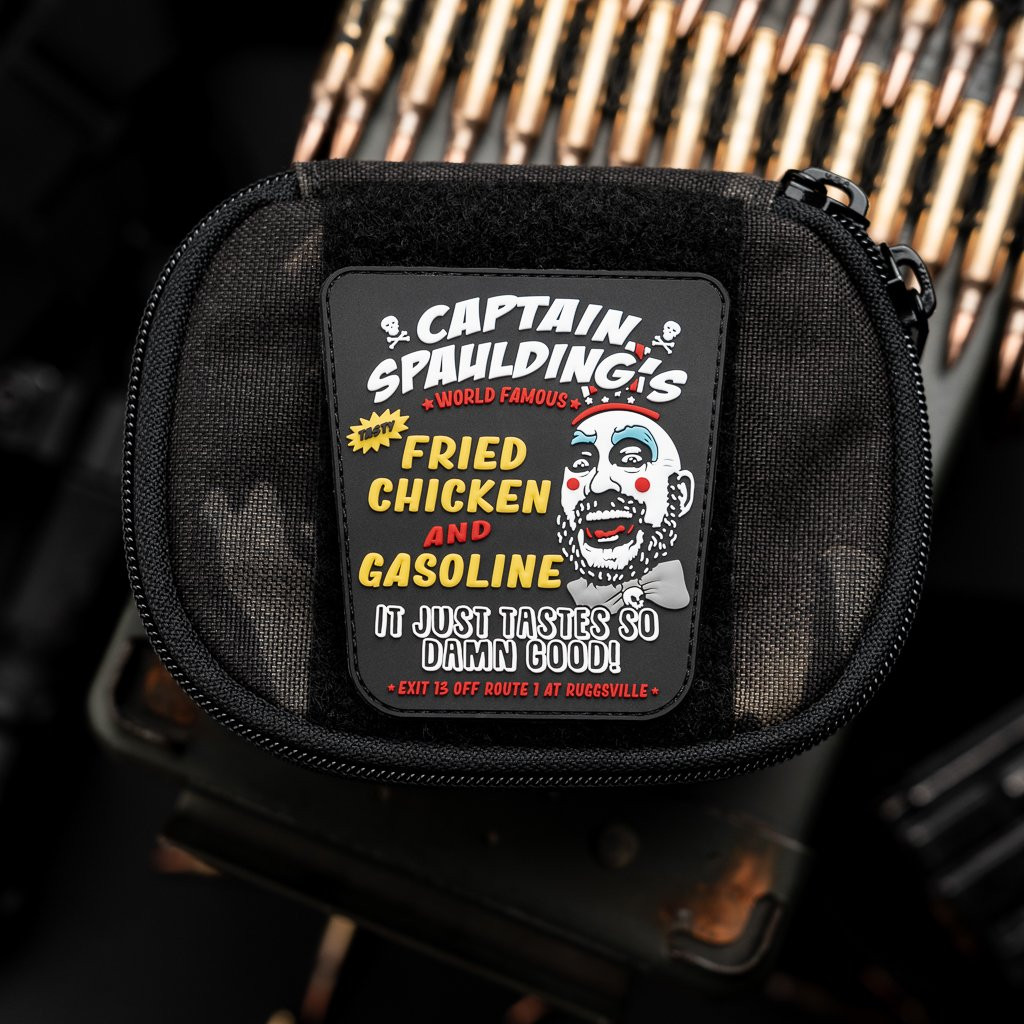 Captain Spaulding Patch Fried Chicken and Gasoline PVC Patch