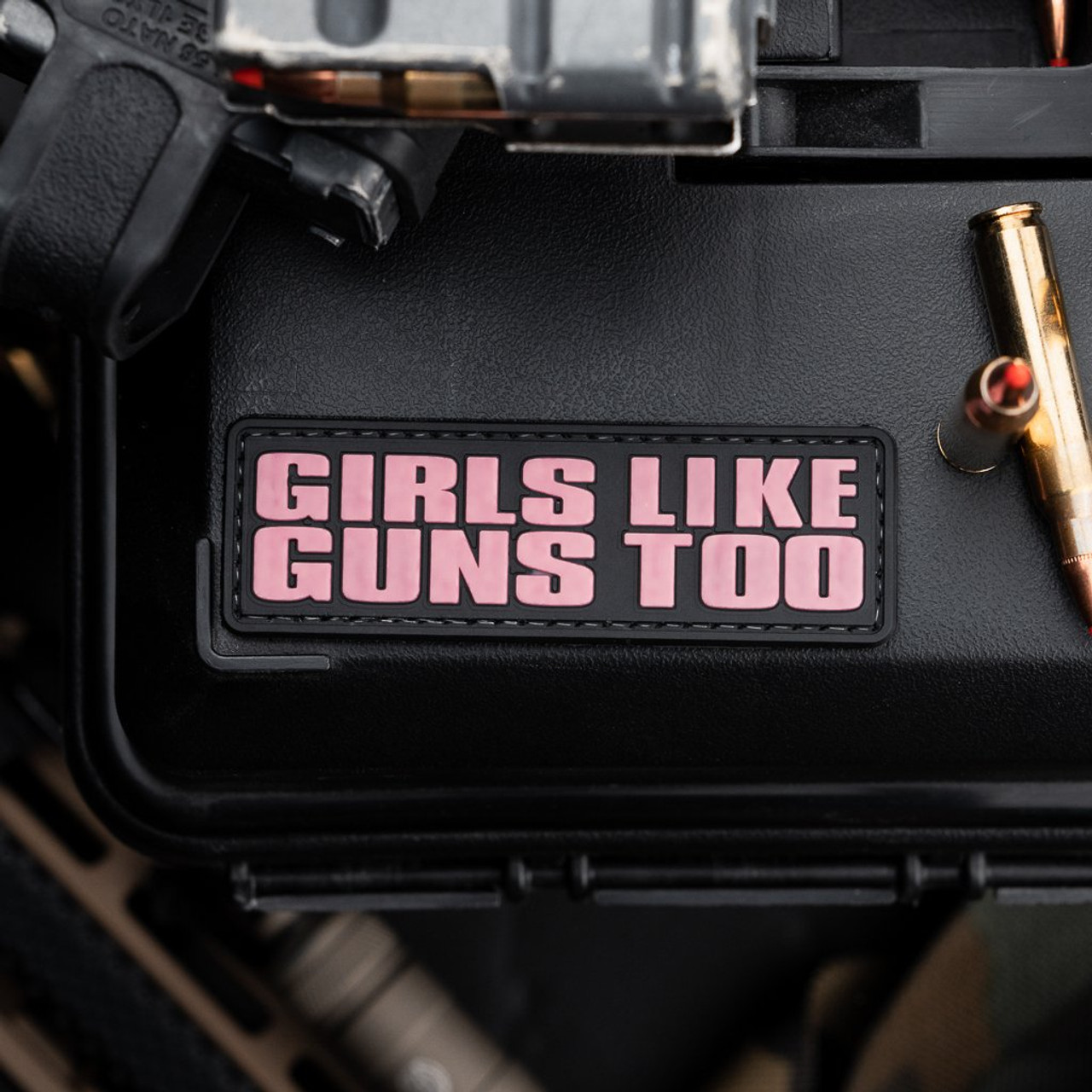 Girls Like Guns Too Pvc Morale Patch Neo Tactical Gear