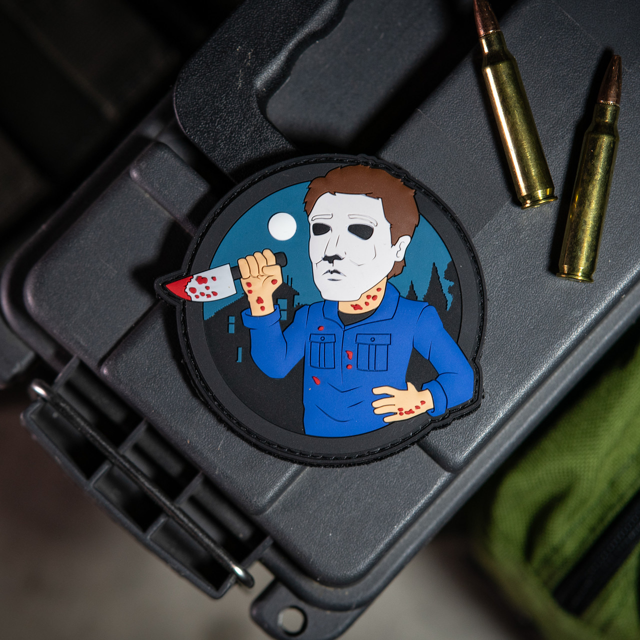 Michael Myers Patch Halloween Vault Boy Mashup PVC Morale Patch