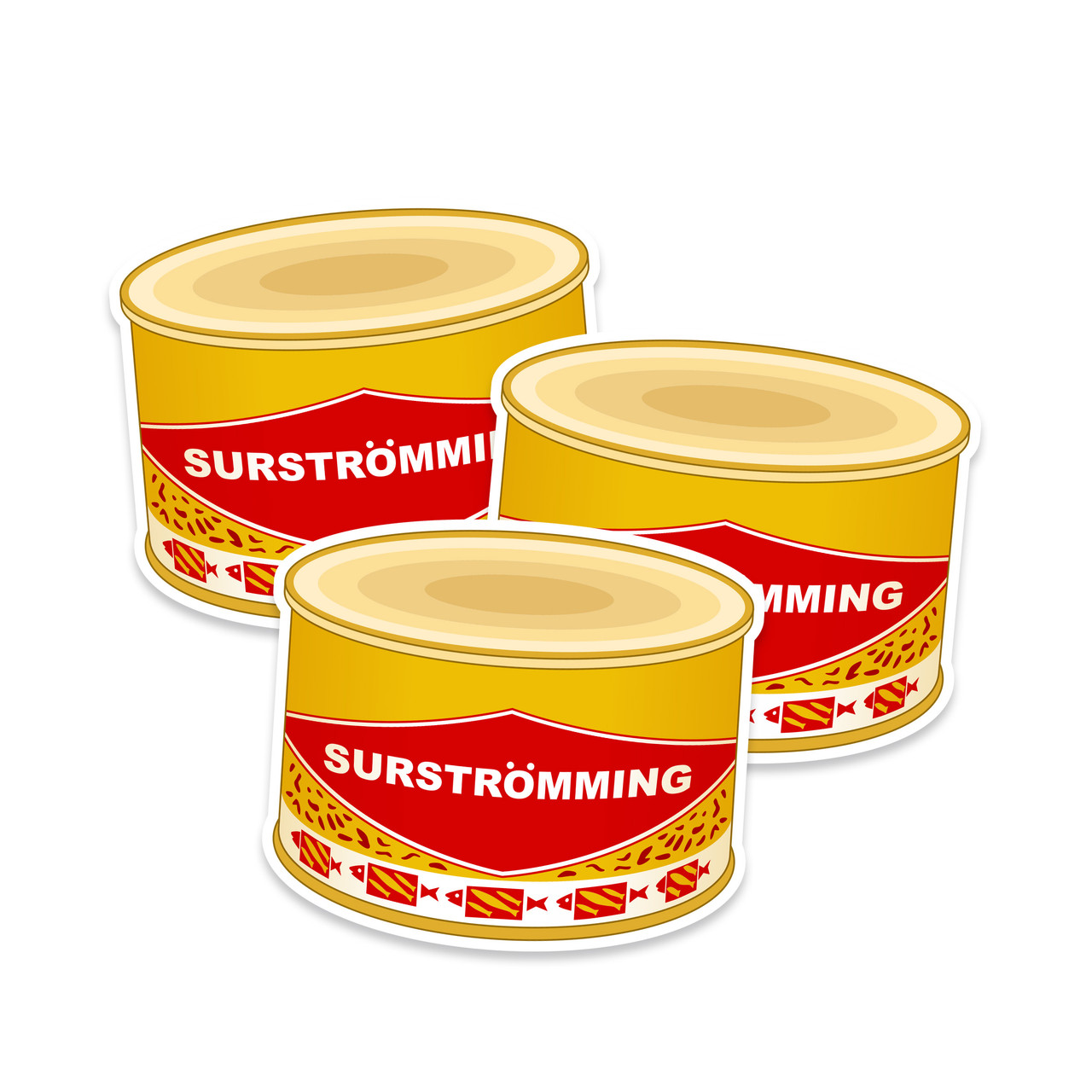 Surstromming Stinky Fermented Baltic Sea Herring Sticker