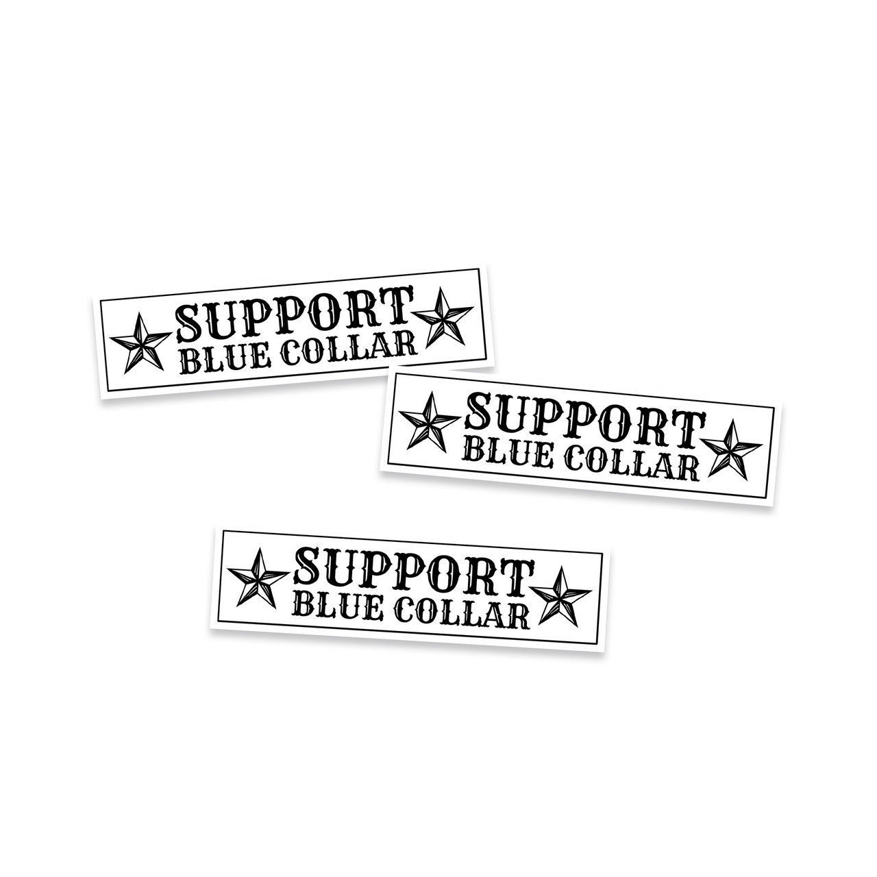 Support Blue Collar Sticker