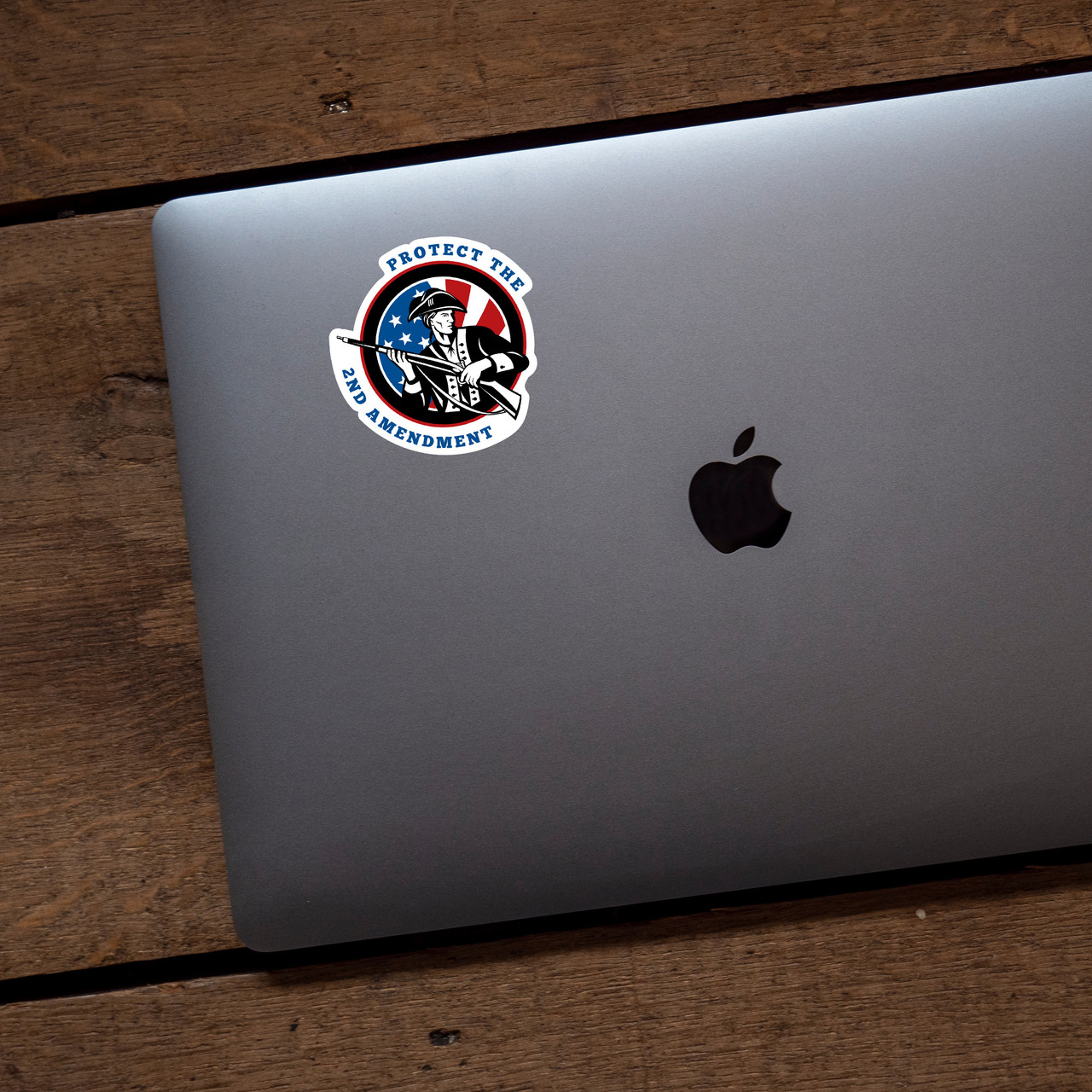 Protect The 2nd Amendment Patriot Musket Sticker