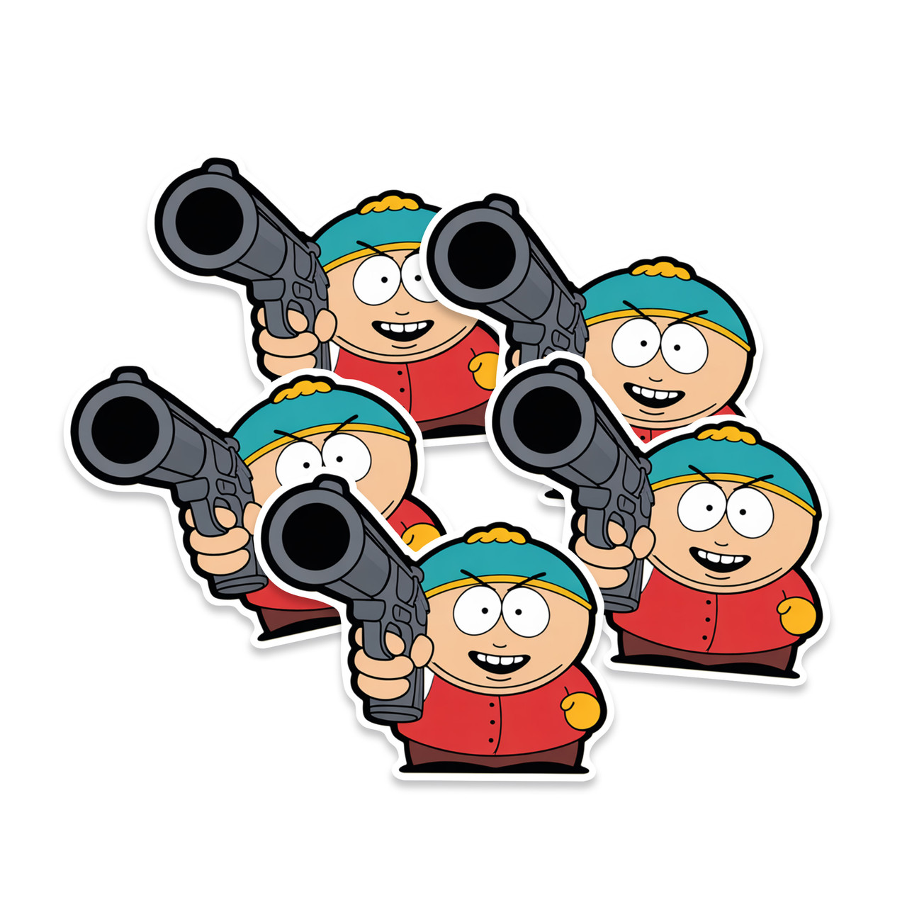 Eric Cartman “Respect My Authoritah” Funny Sticker