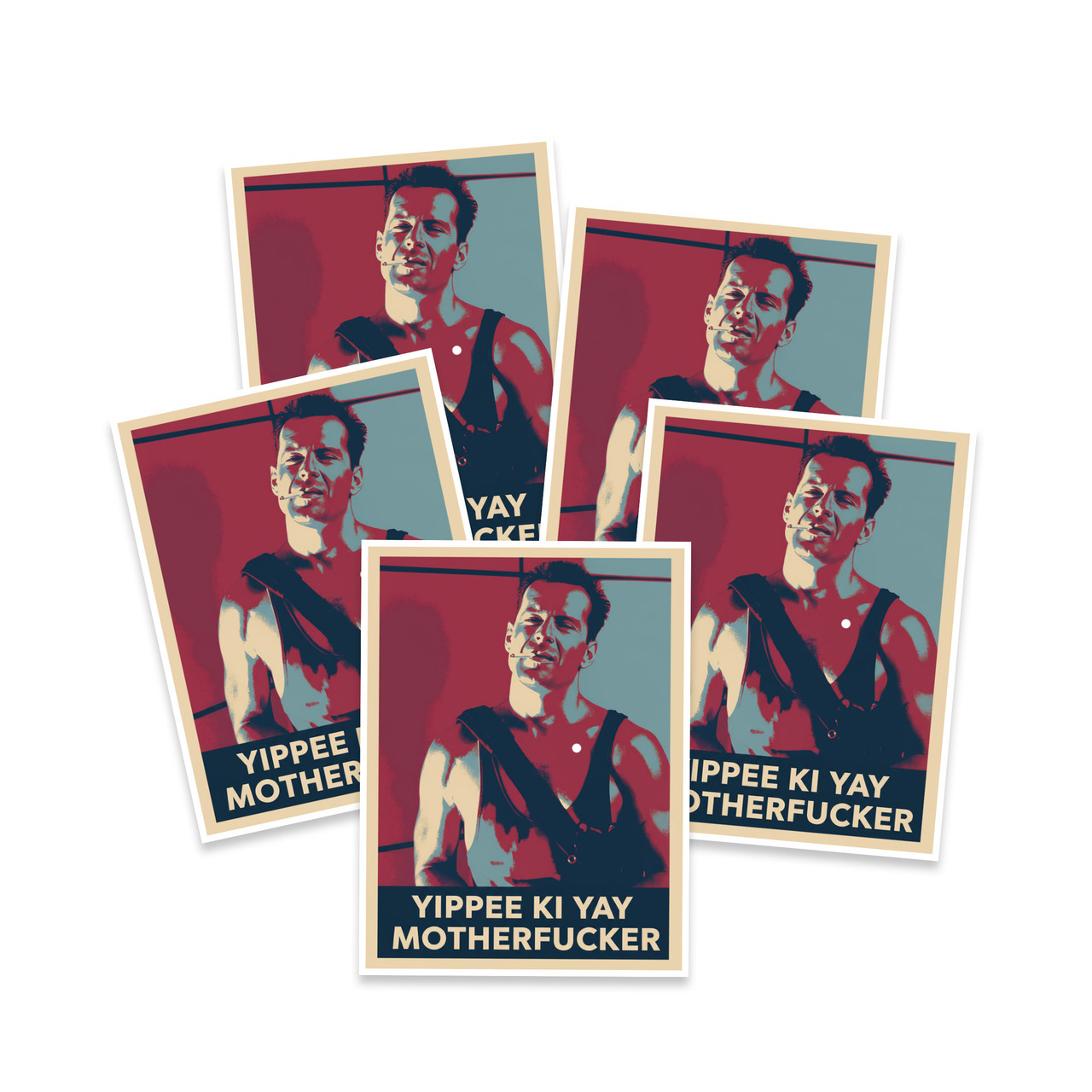 Yippee Ki Yay Sticker | Funny Die Hard Movie Quote Vinyl Decal
