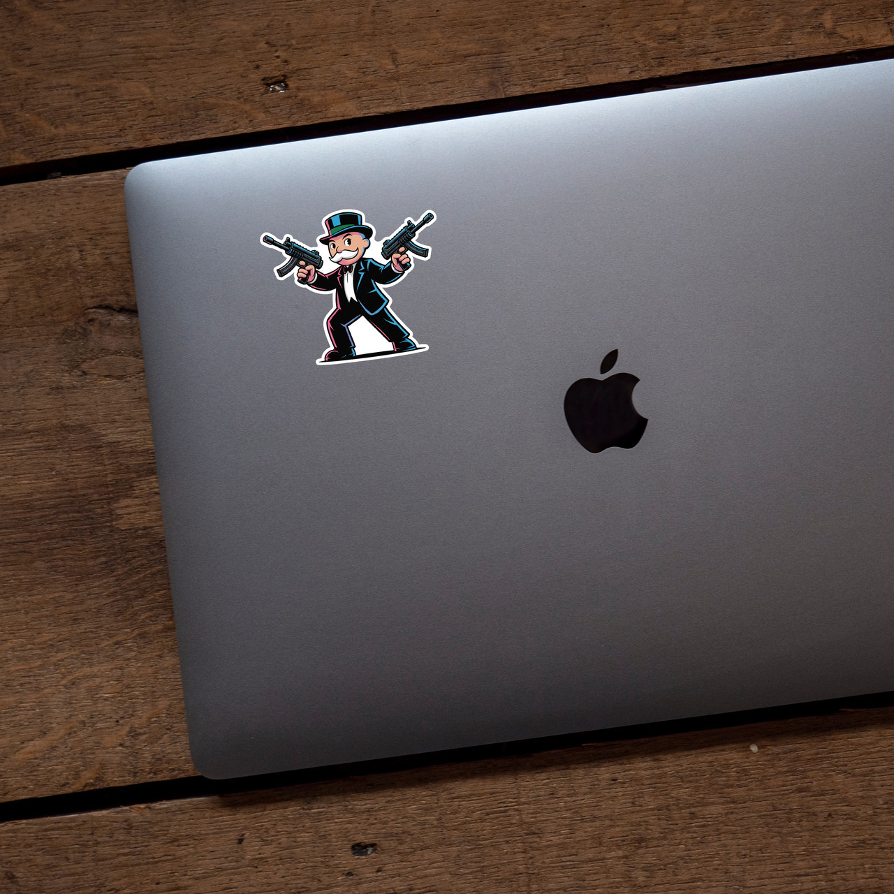 Gangster Monopoly Sticker | Funny Rich Uncle Parody Vinyl Decal
