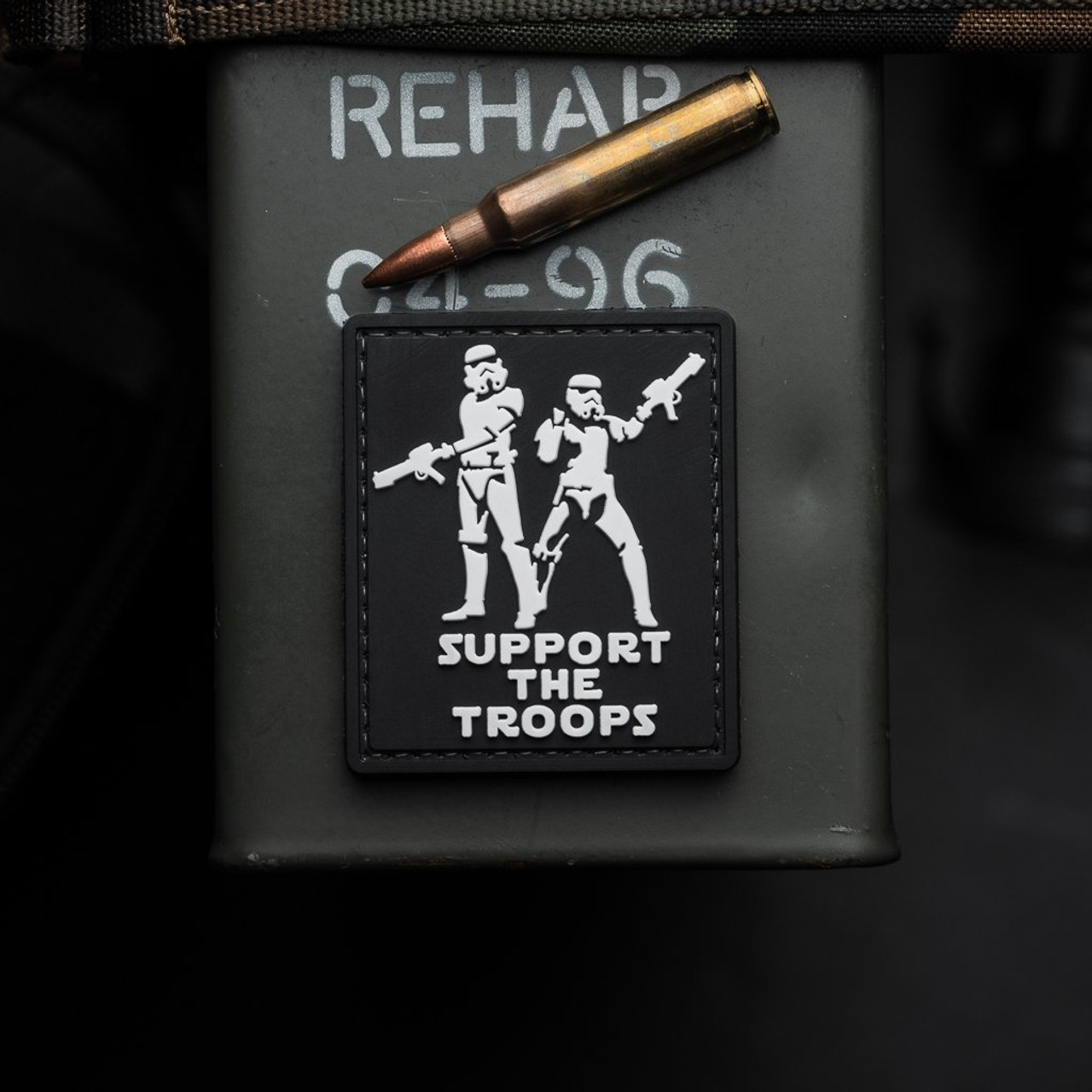Support The Troops Stormtrooper Pvc Morale Patch