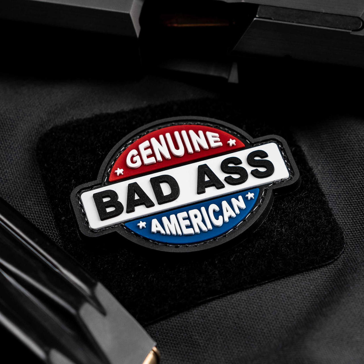 Genuine Bad Ass American PVC Morale Patch Genuine Bad Ass American PVC Morale Patch