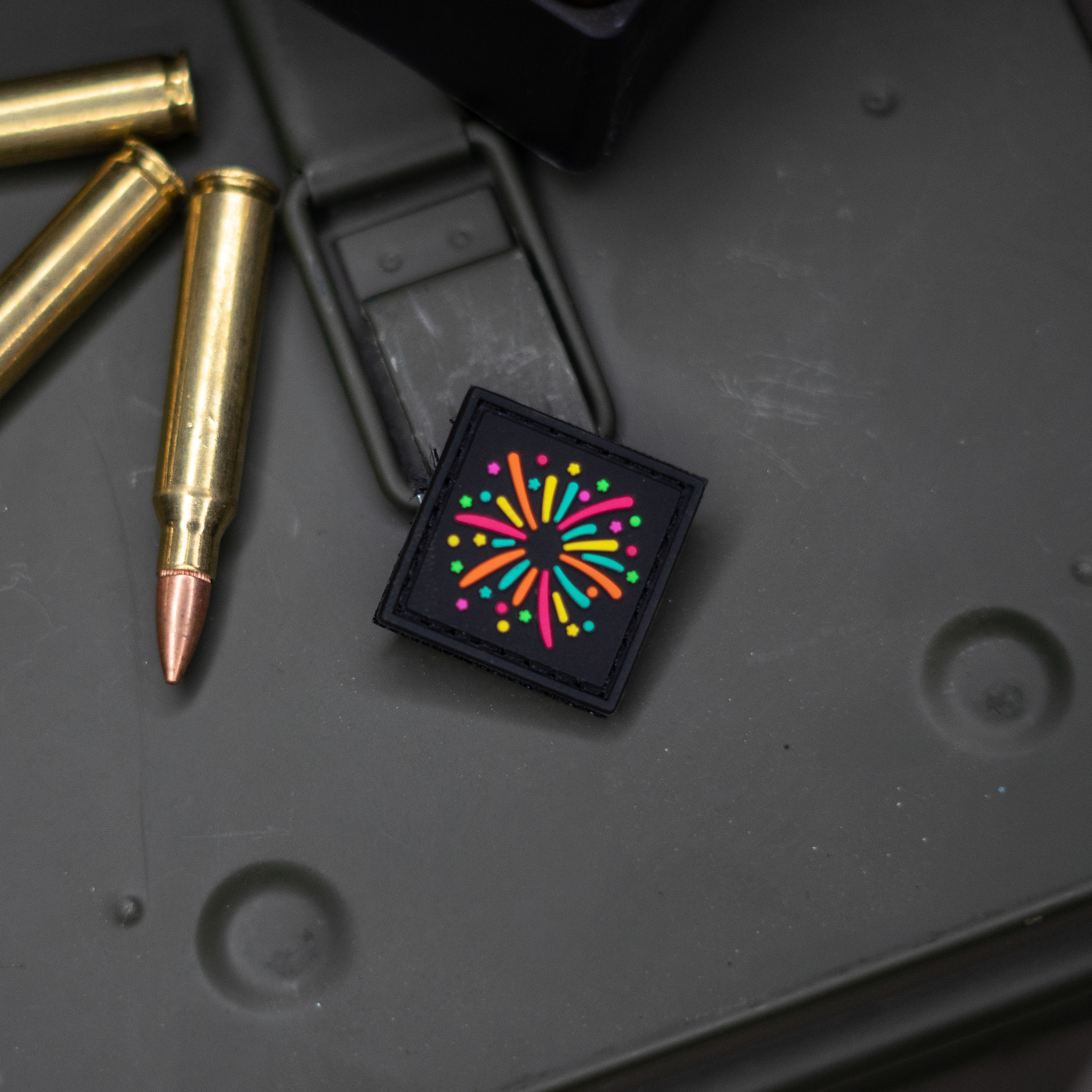 EDC Patches. Firework Ranger Eye PVC Morale Patch