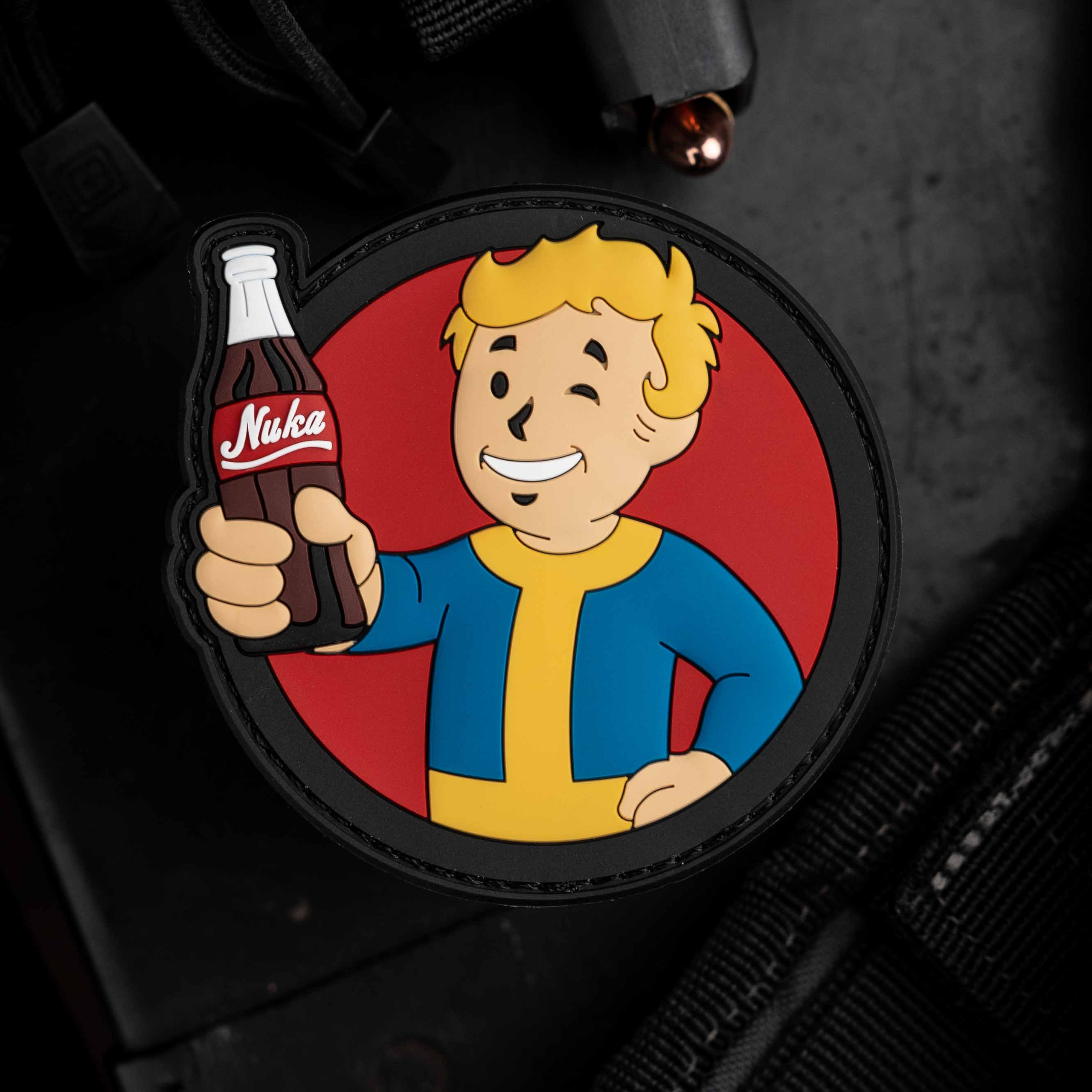 John Wick Vault Boy Morale Patch. Fallout Vault Boy PVC