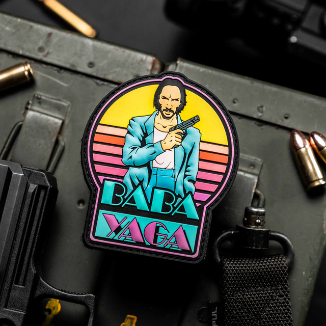 John Wick Patch Miami Vice Mashup PVC Morale Patch