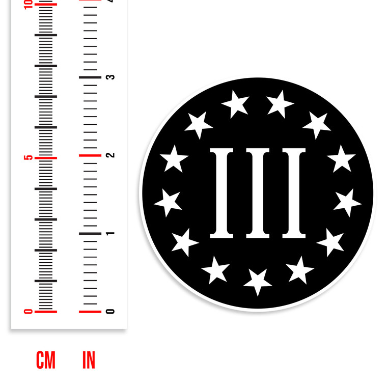 Three Percenter Sticker