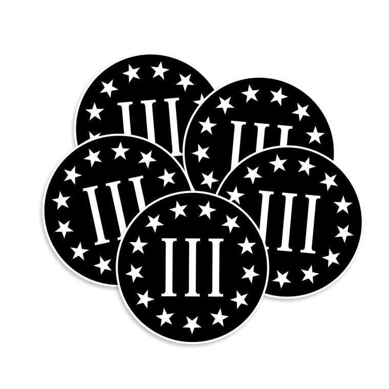 Three Percenter Sticker