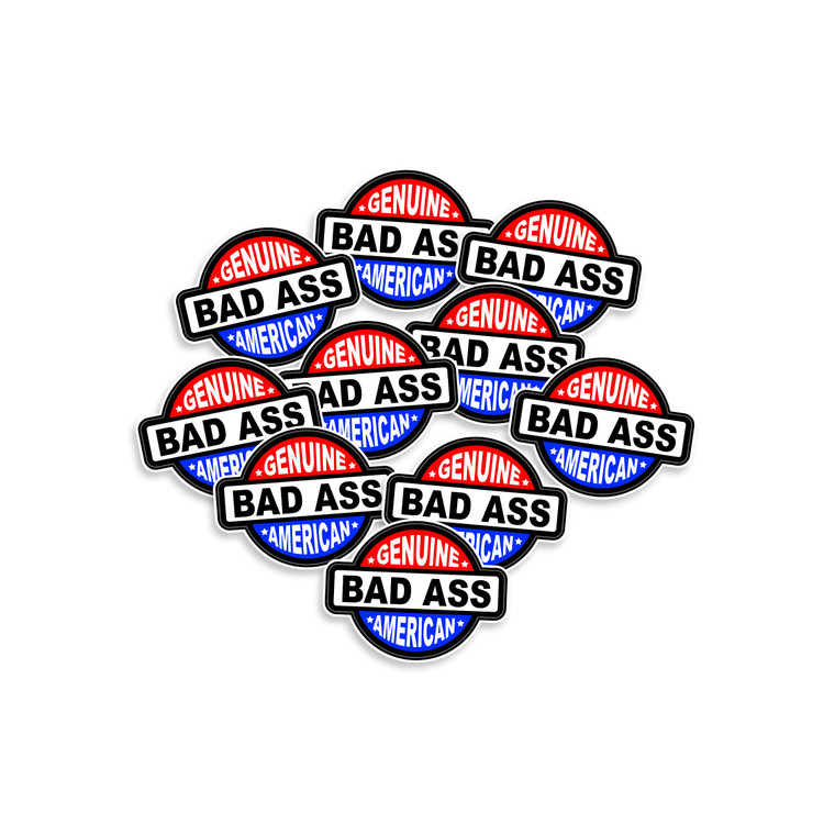 Genuine Bad Ass American Sticker