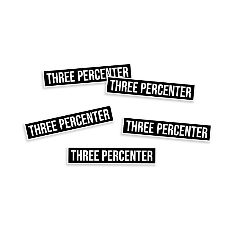 Three Percenter Sticker