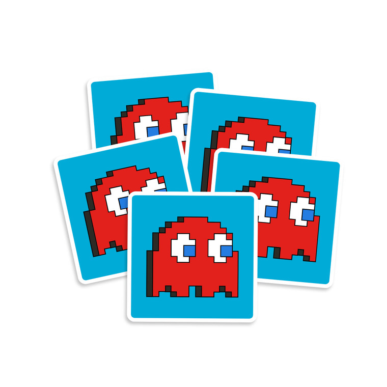 Pac-Man Blinky Mini Sticker